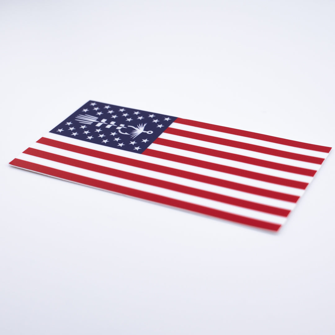 American Fly - Sticker – The Skiff Wanderer