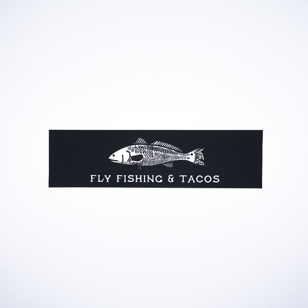 Fly Fishing & Tacos - Bumper Sticker – The Skiff Wanderer